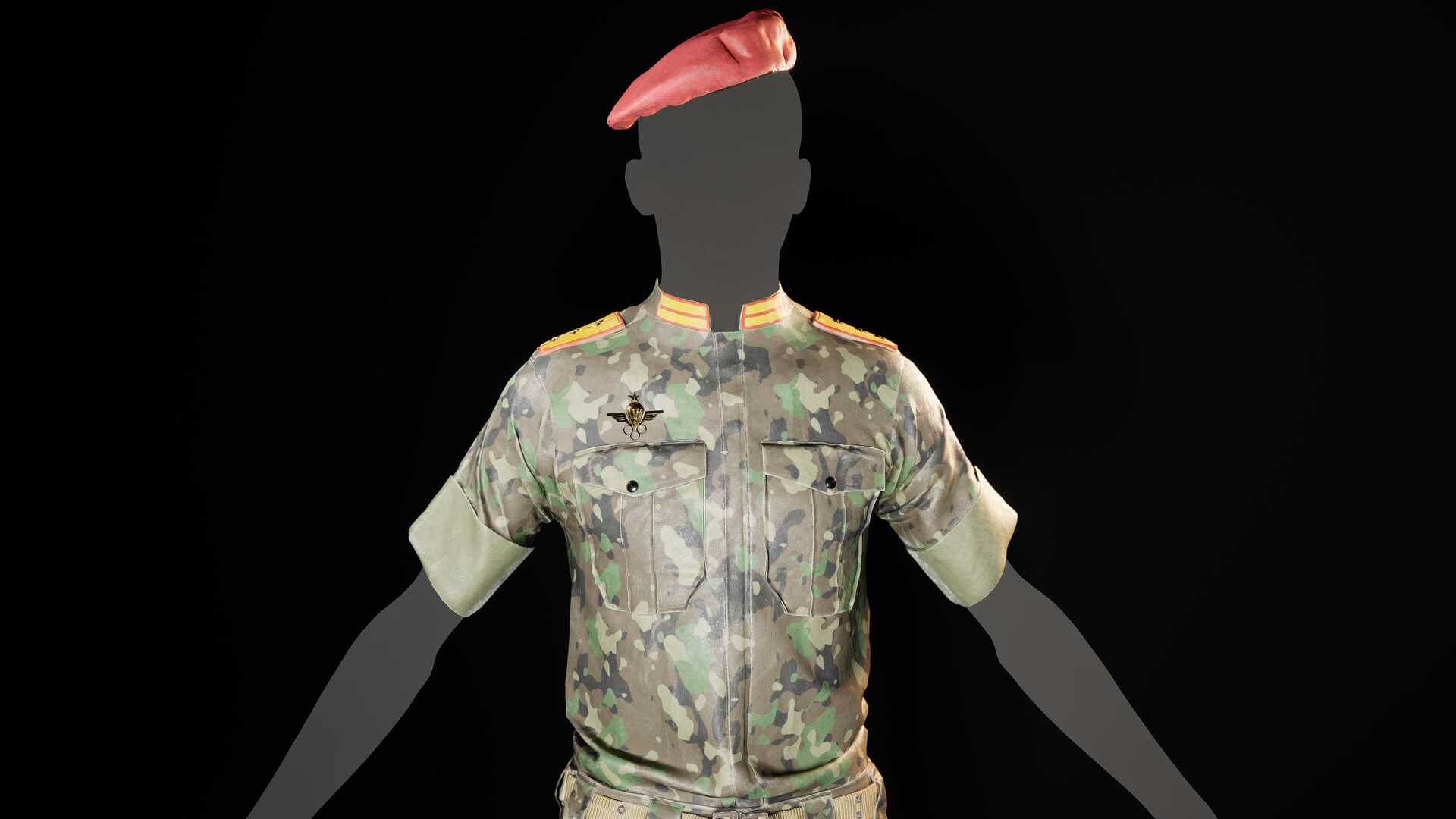 ArtStation - Thomas Sankara real time clothes