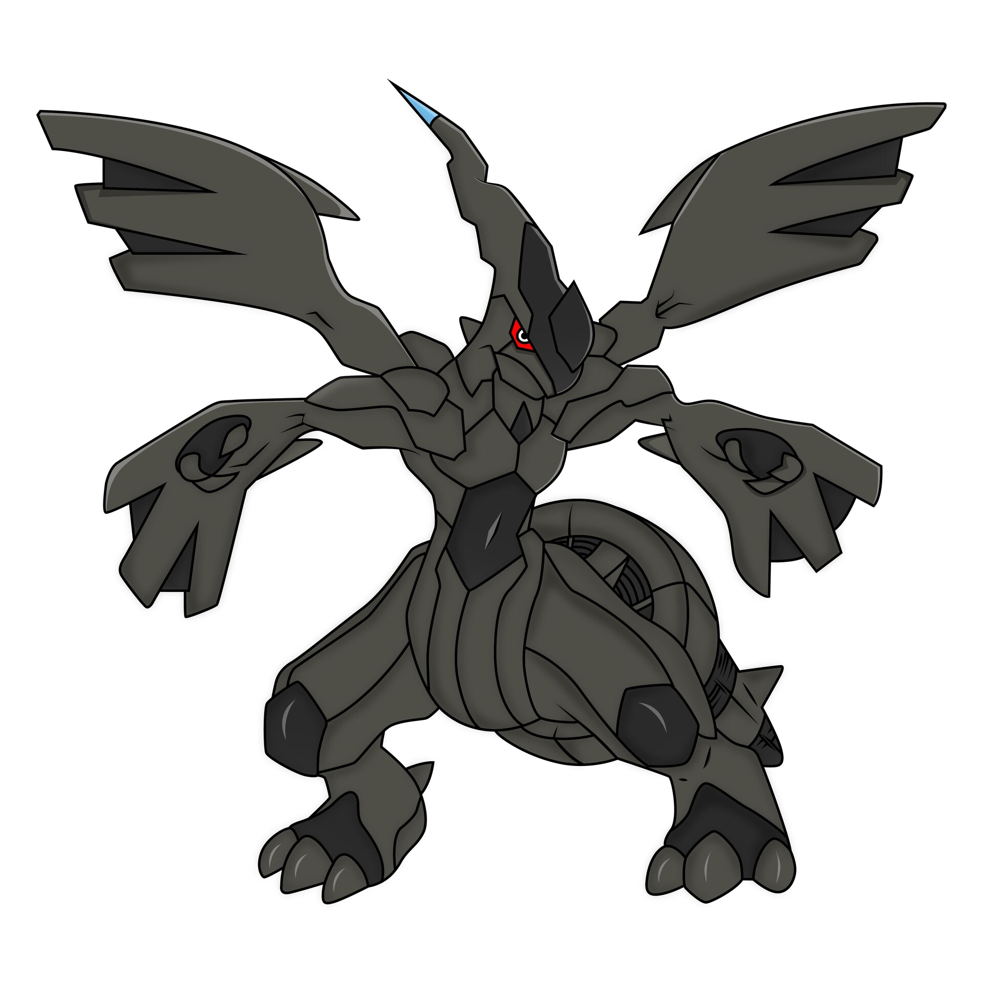 ArtStation - Pokemon Art Zekrom
