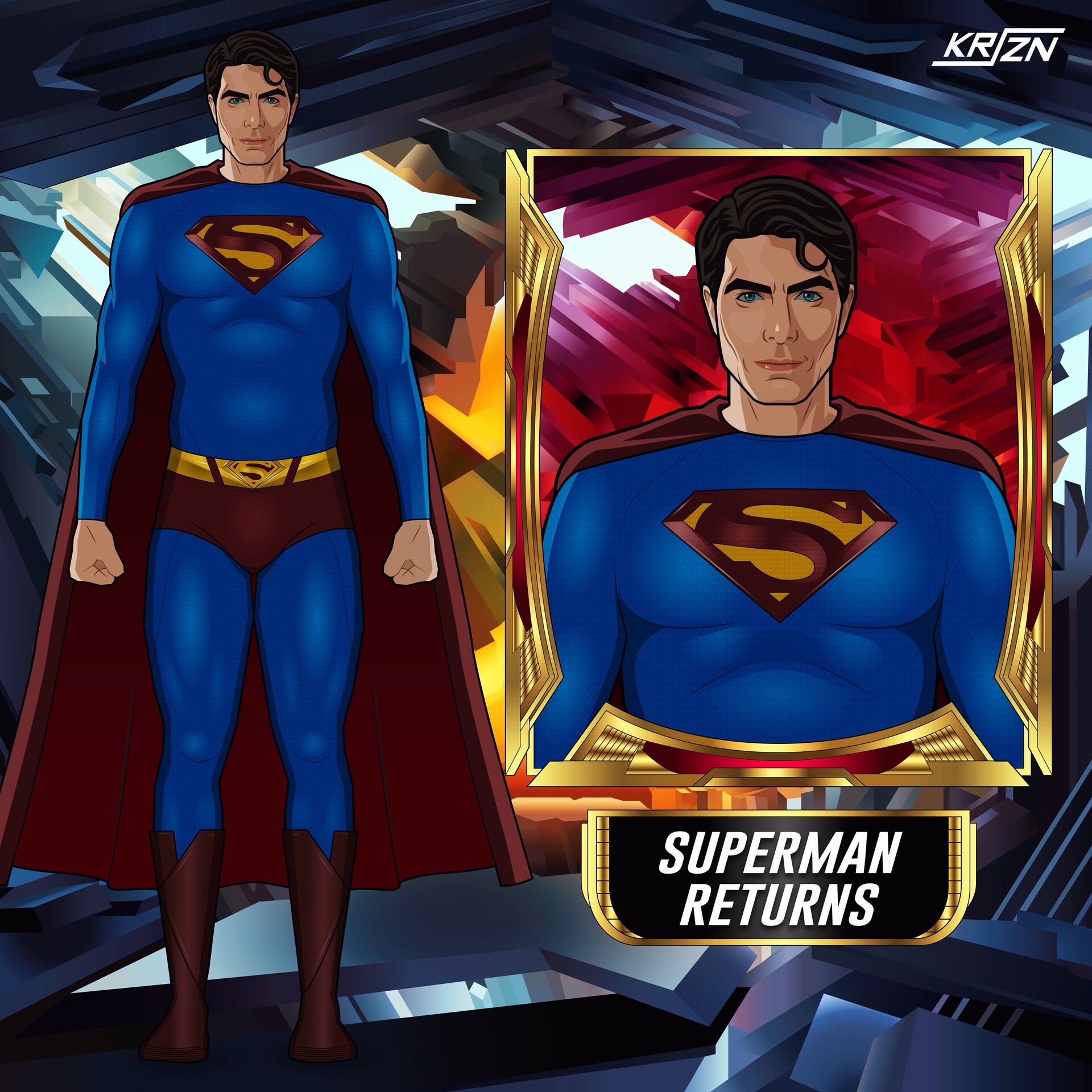 ArtStation - Brandon Routh Superman Returns