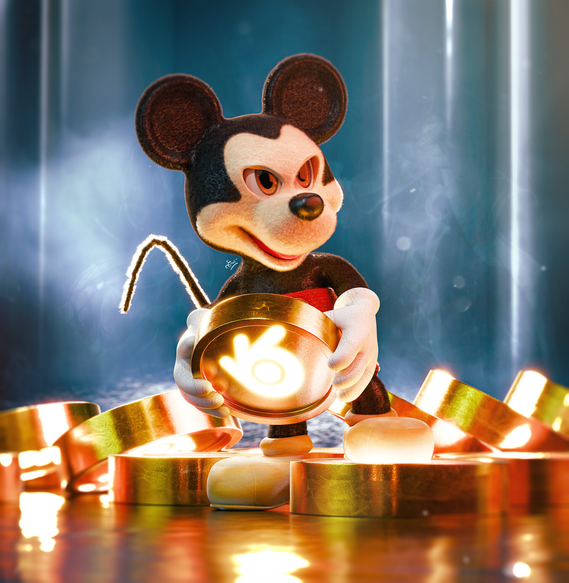 ArtStation - MICKEY 3D MODEL AND PROPS