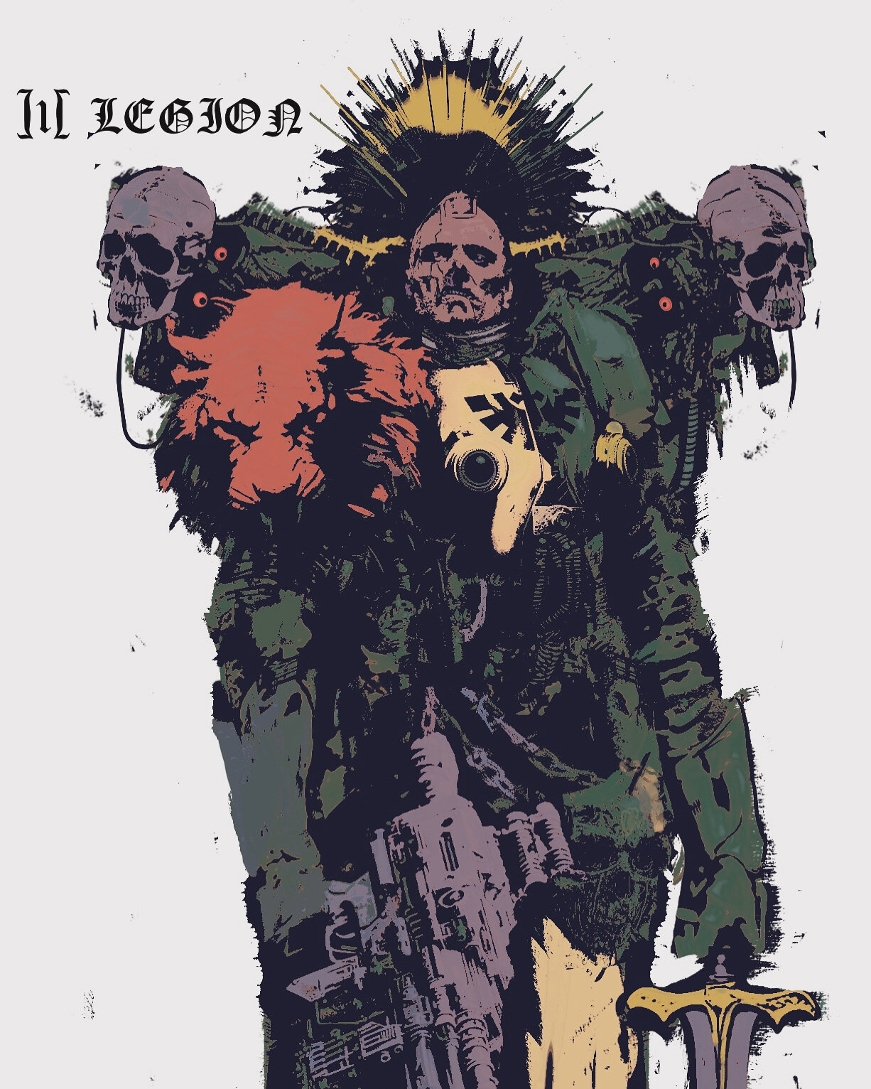 ArtStation - 1st Legion Captain - Dark Angels