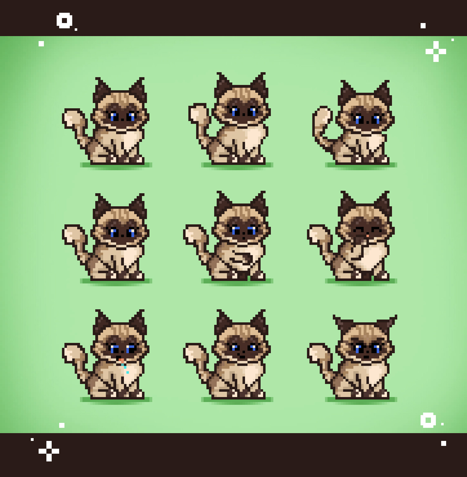 ArtStation - Pixel art cat