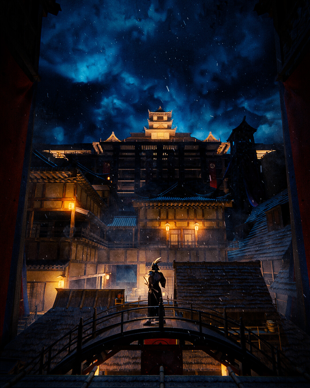 ArtStation - Japanese castle