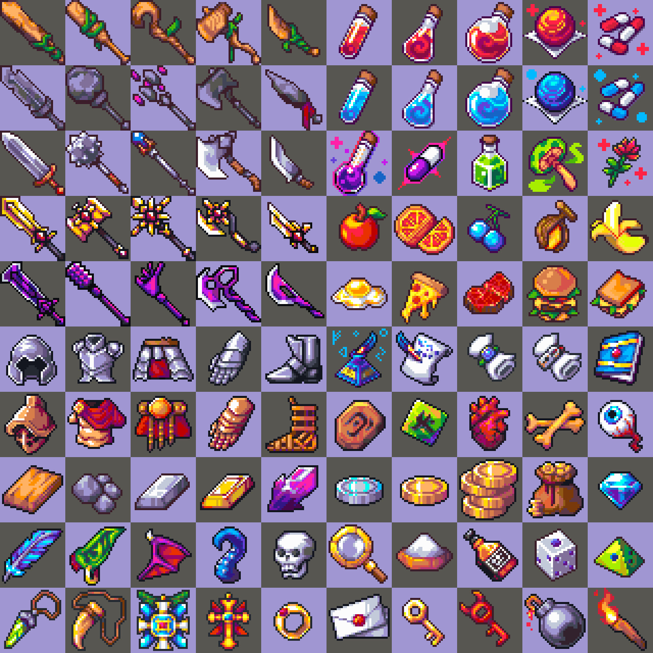 ArtStation - 2Diamond's item,icons