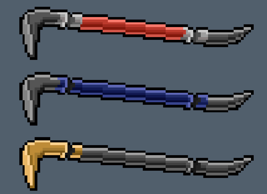 ArtStation - Crowbar and Wrench (Pixel art)