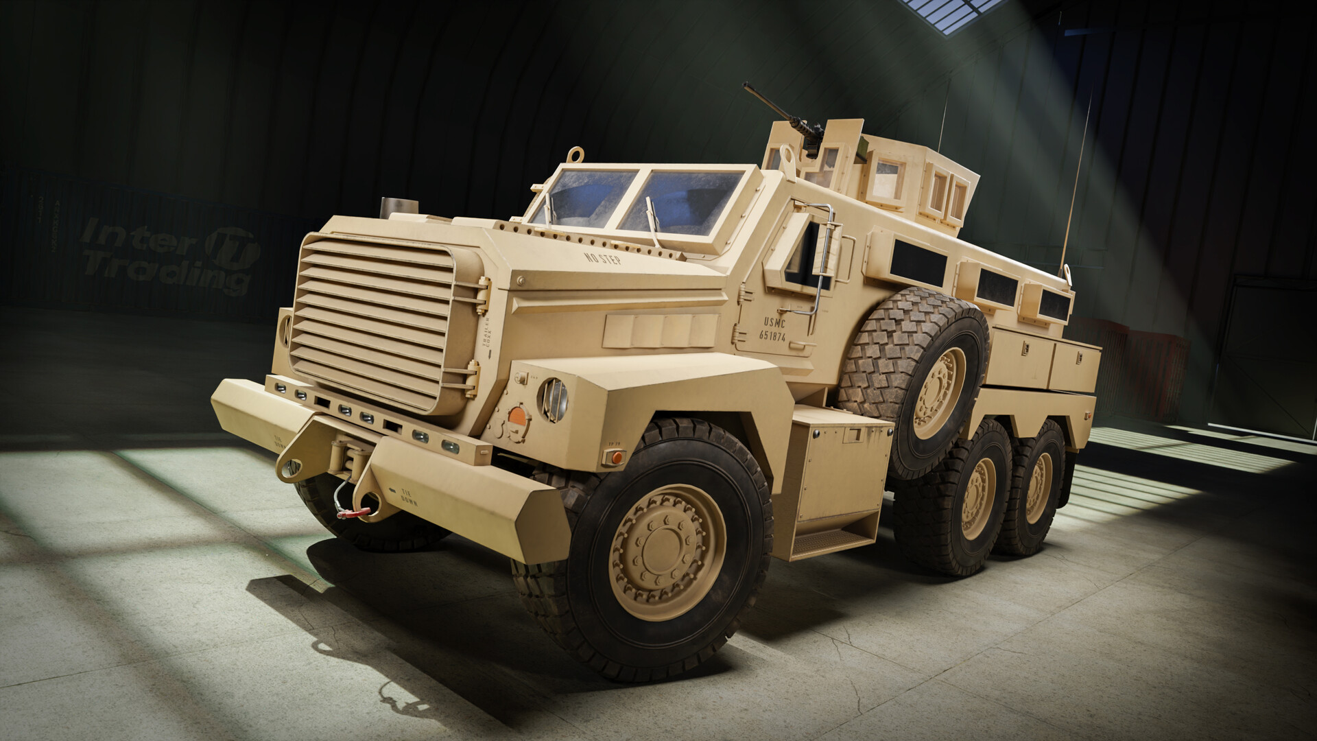 ArtStation - MRAP «Cougar» 6х6