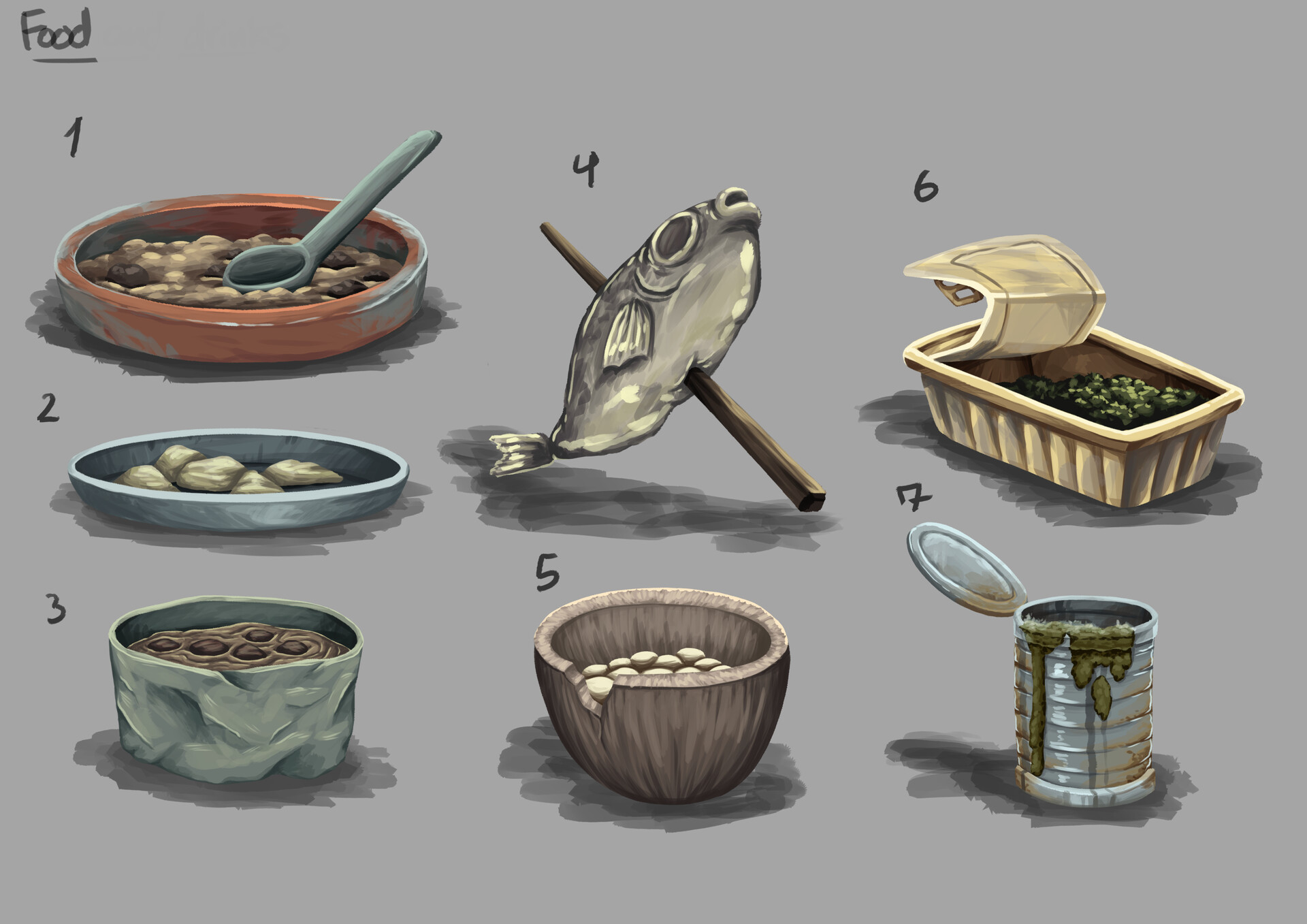 ArtStation - Disgusting food Concept art