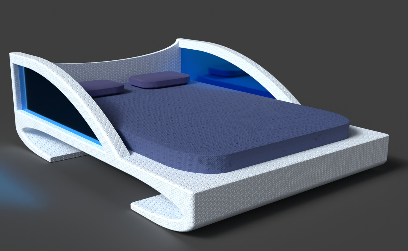 ArtStation - Time to Collect Sci Fi Bed