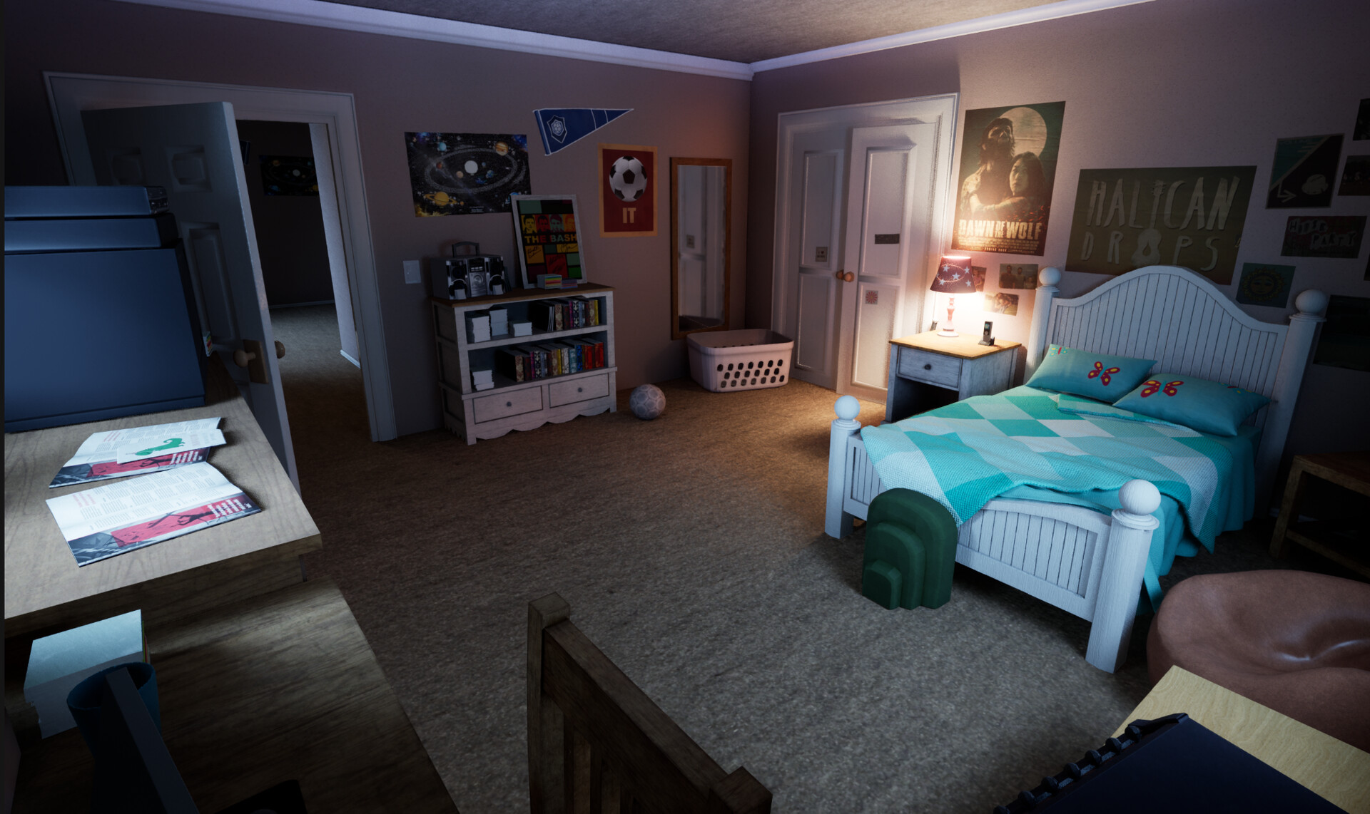 Kaitlyn Carmona - "The Last of Us" Sarah's Room Recreation