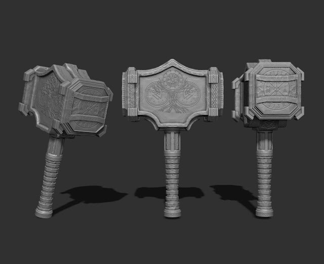 ArtStation - Hammer Sculpting Student Project