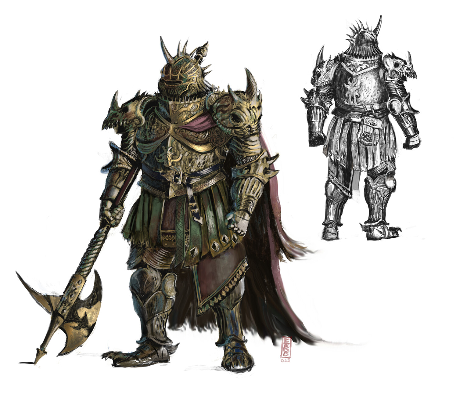 ArtStation - Unknown knight 2