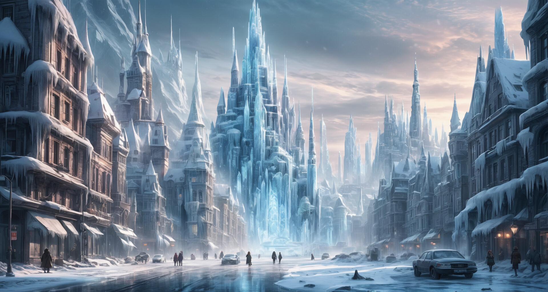 ArtStation - Frozen city