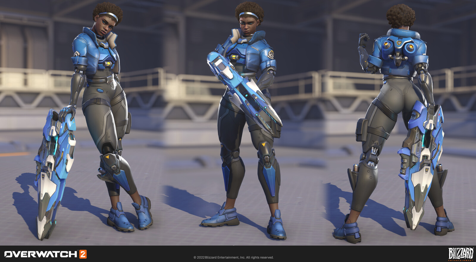 Tim Paauwe - OVERWATCH 2 - SOJOURN 'Captain Chase' Weapon Skin