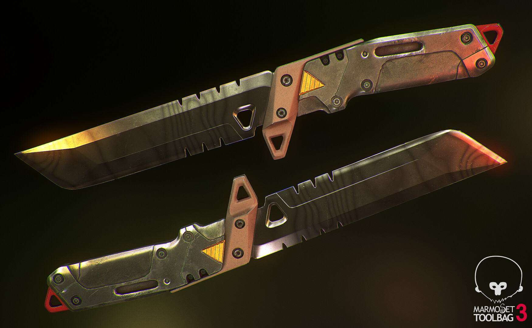 ArtStation - Cyber Knife v2.0
