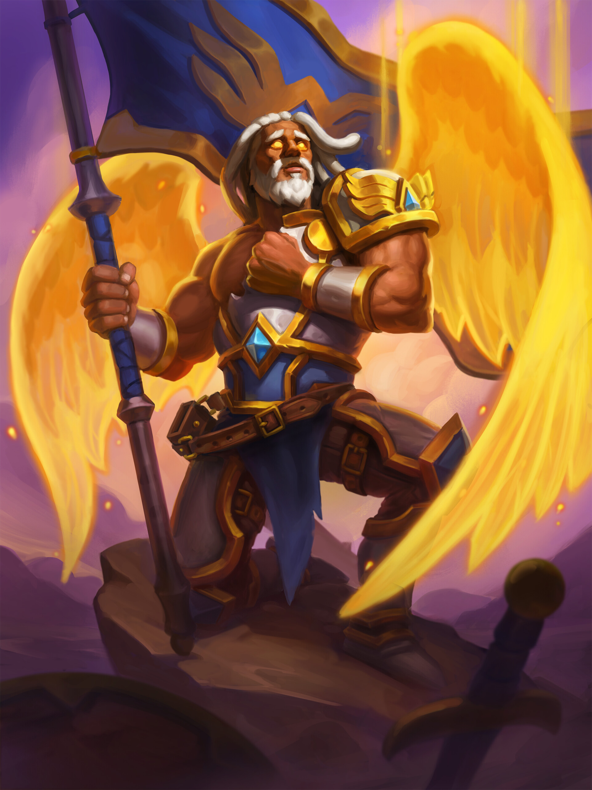 ArtStation - HearthStone FanArt - Paladin