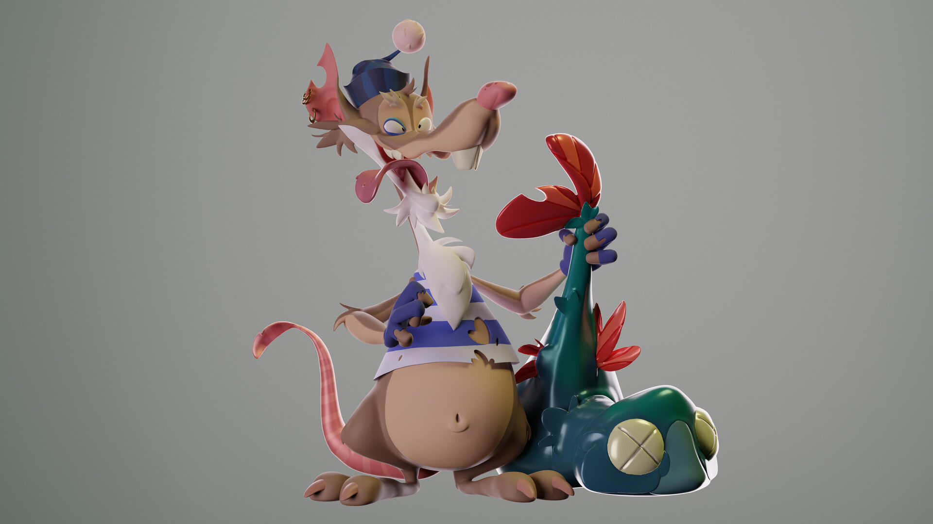 ArtStation - Character The Fisher Proyect.