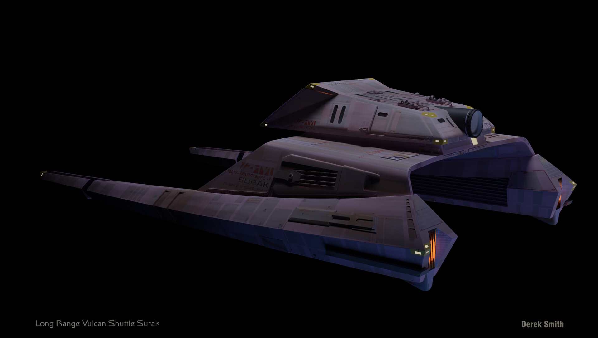 Derek Smith - Star Trek The Motion Picture - Long Range Vulcan Shuttle ...