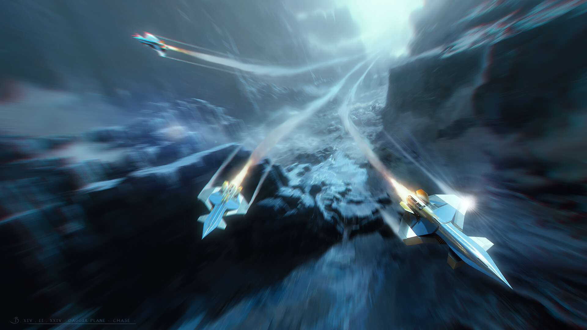 ArtStation - Dagger plane - chase