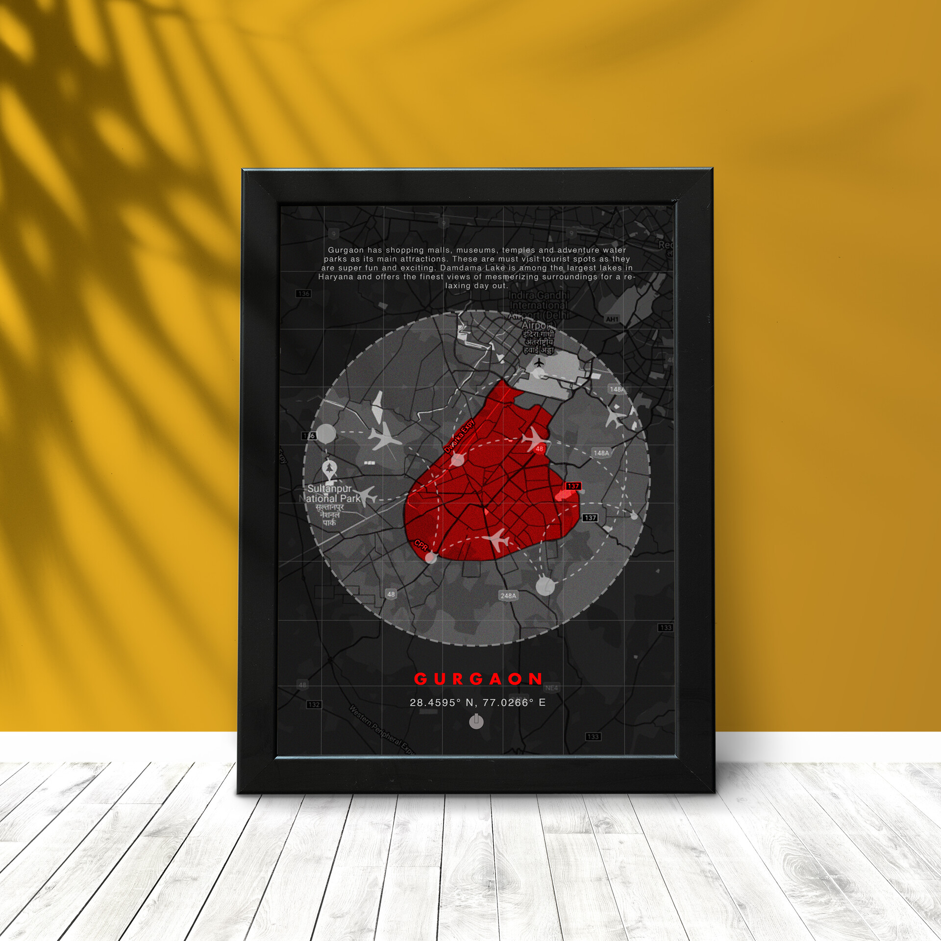 ArtStation - Gangsta Style Gaming Map of GURGAON