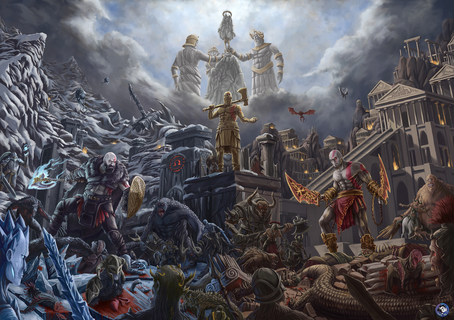 ArtStation - God Of War Ragnarok: Valhalla - Fan Art