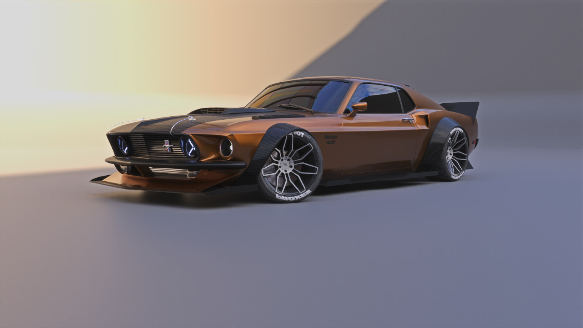ArtStation - Ford Mustang boss 429