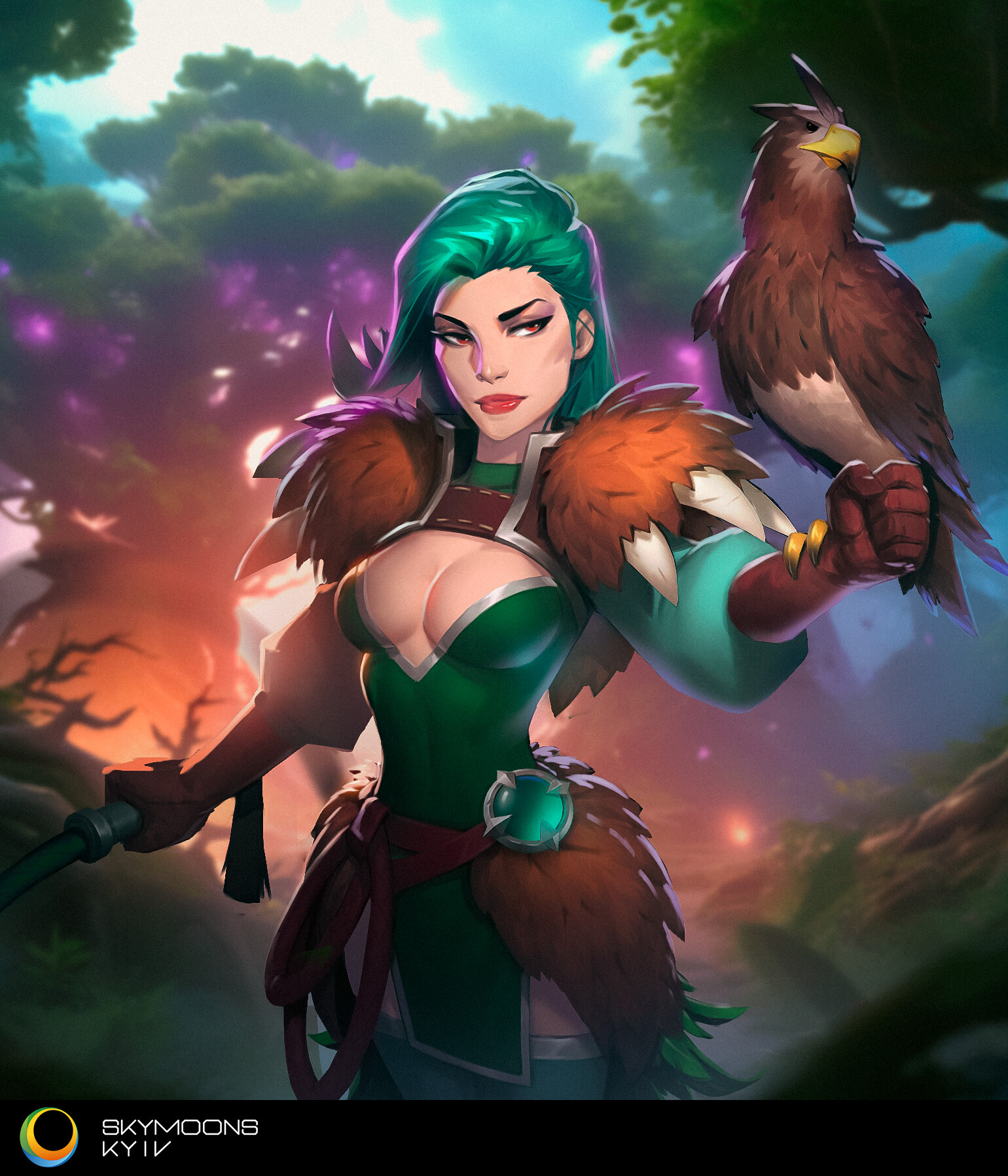 ArtStation - Tamer and forest creatures