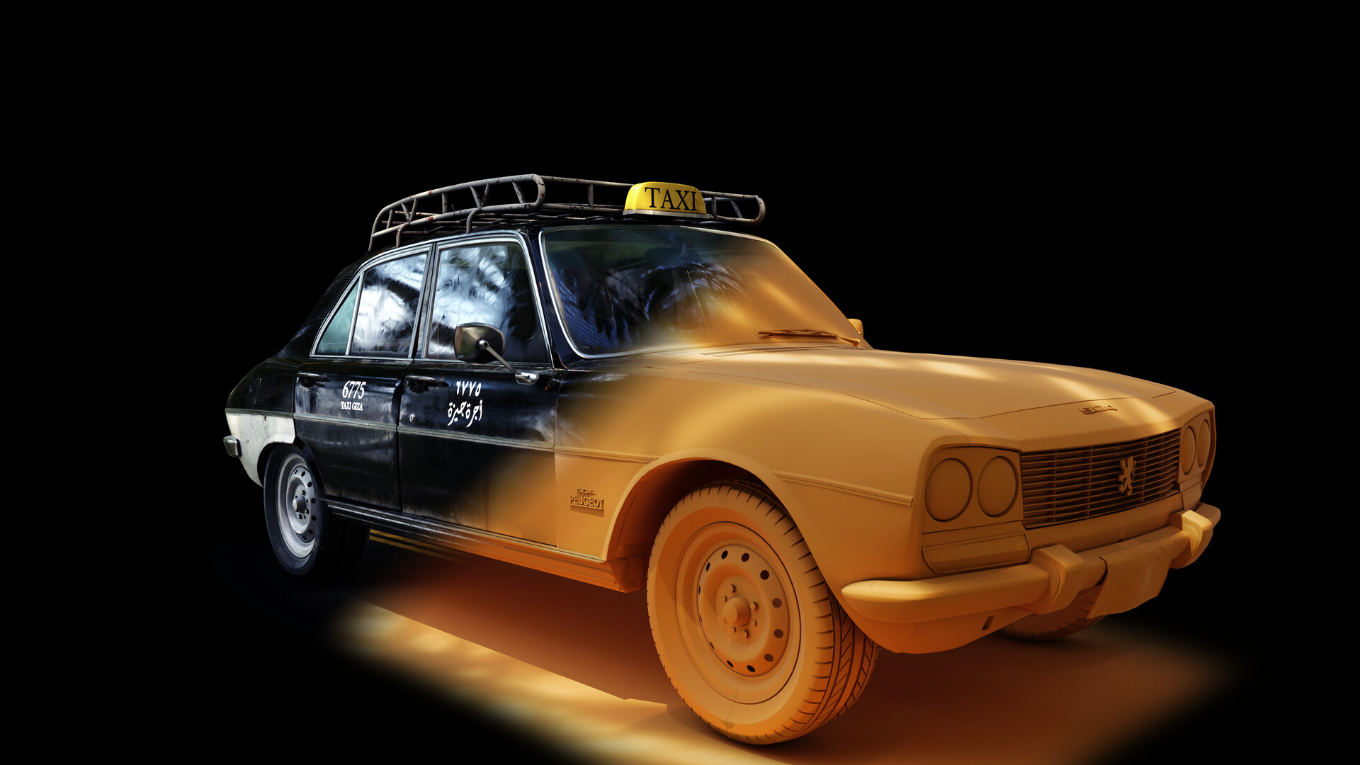 ArtStation - peugeot 504