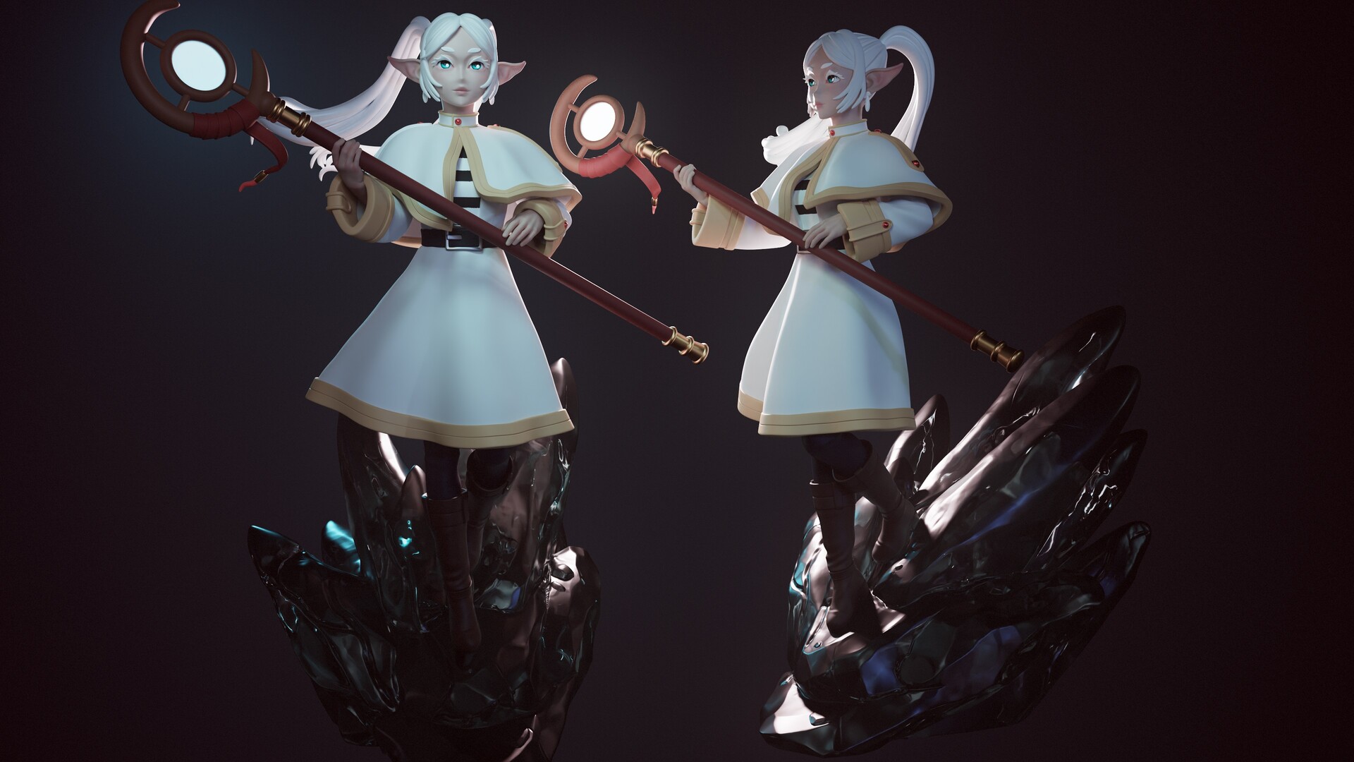 ArtStation - Frieren from Beyond Journey’s End