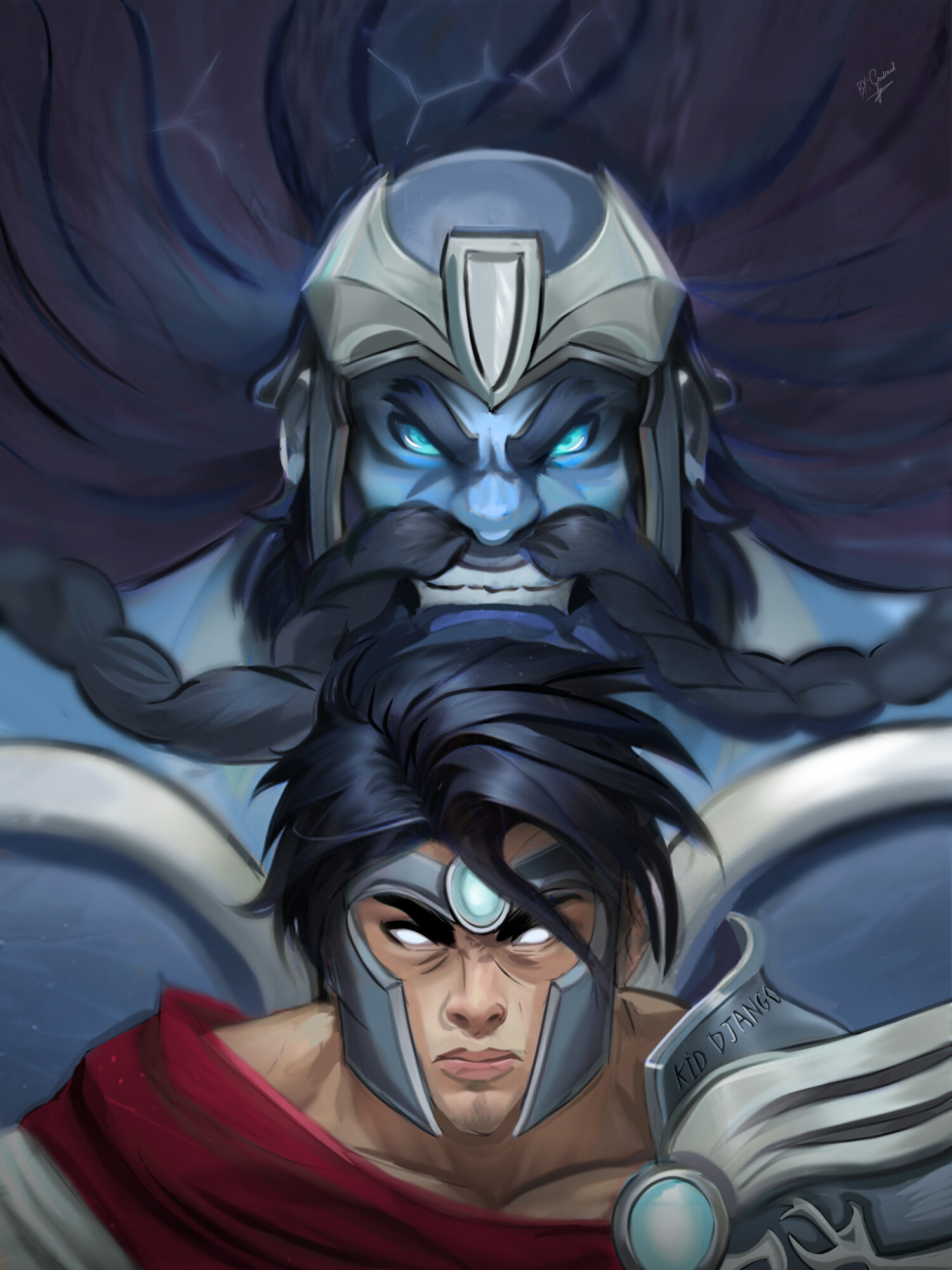 ArtStation - AQW Fanart - Kid Django (Soul of a Hero)