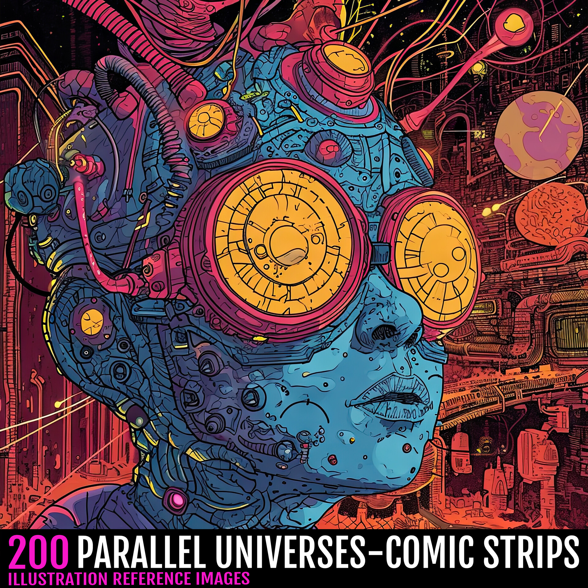 ArtStation - 200 PARALLEL UNIVERSES THROUGH COMIC STRIPS / 4K