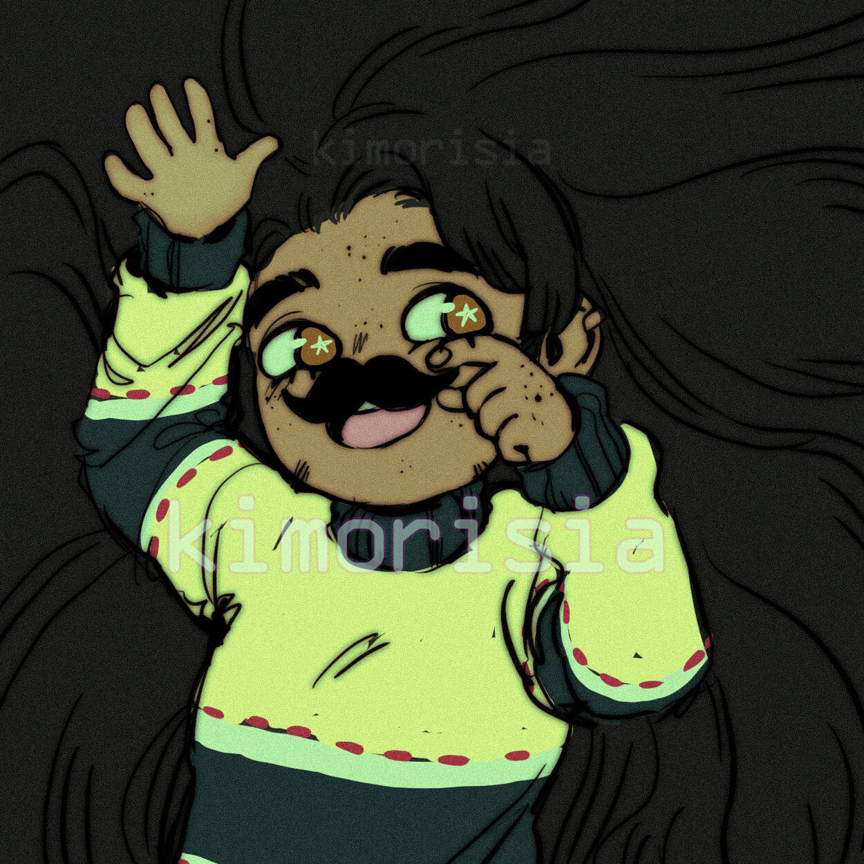 ArtStation - Cartoon Alicia and Chibi Kasumi (comm examples)