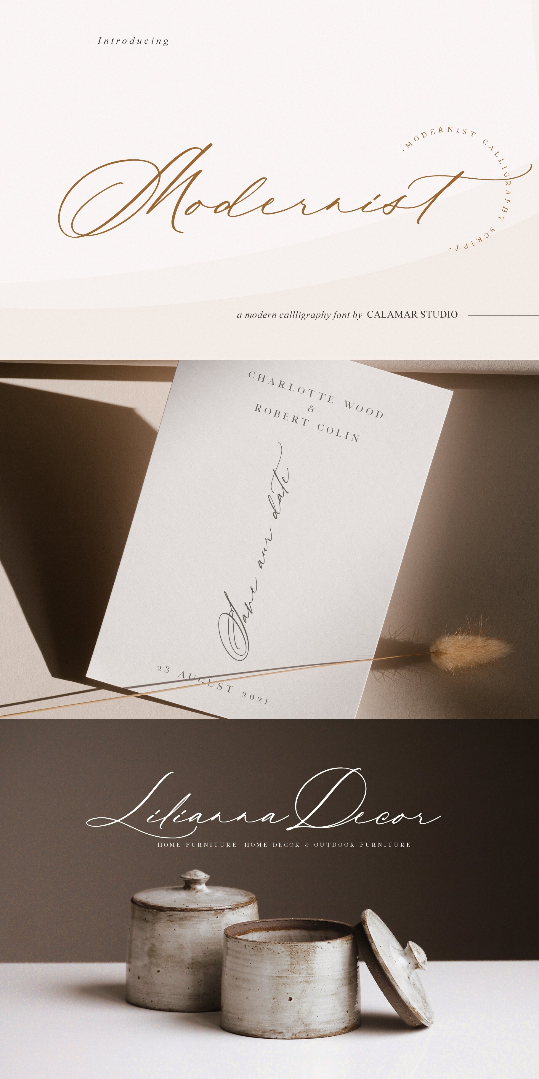 ArtStation - Modernist | Calligraphy Font