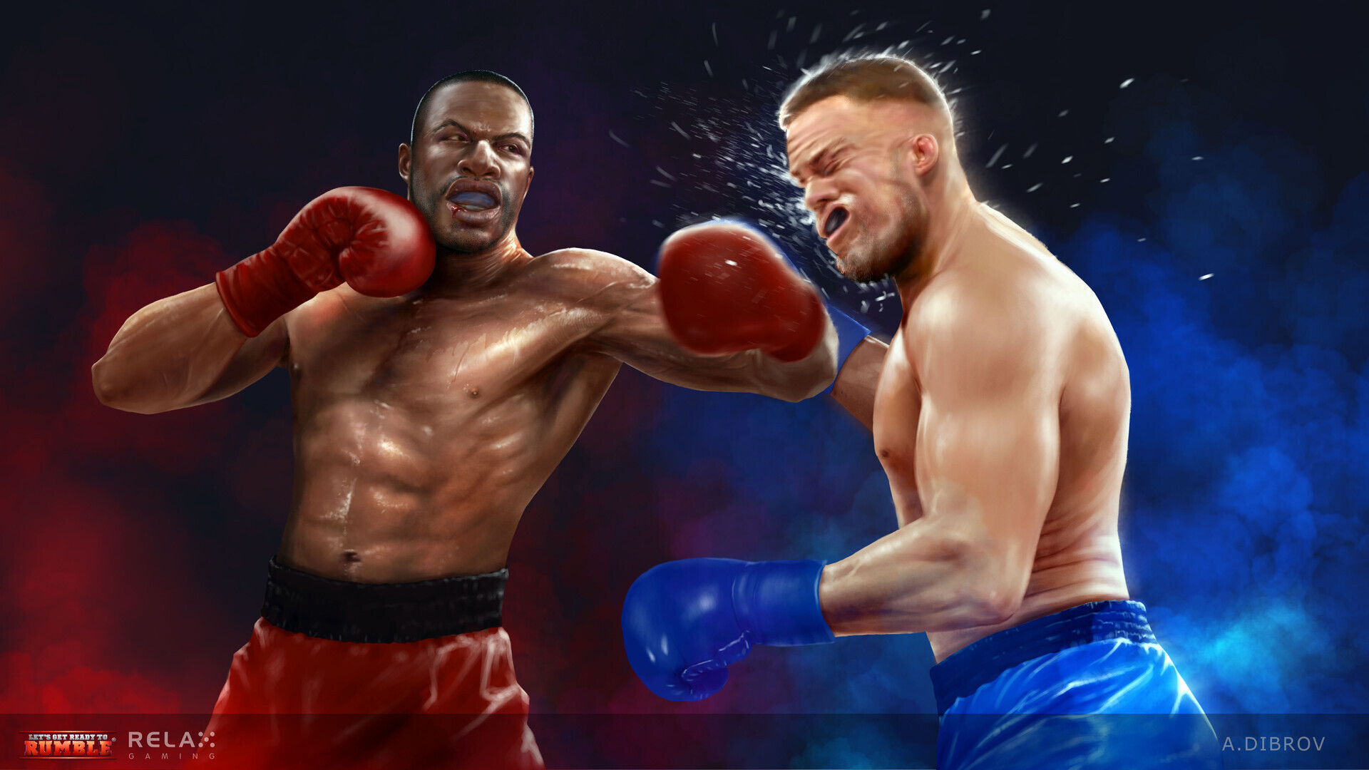 ArtStation - Boxing cut scenes made for Let's Get Ready to Rumble slot