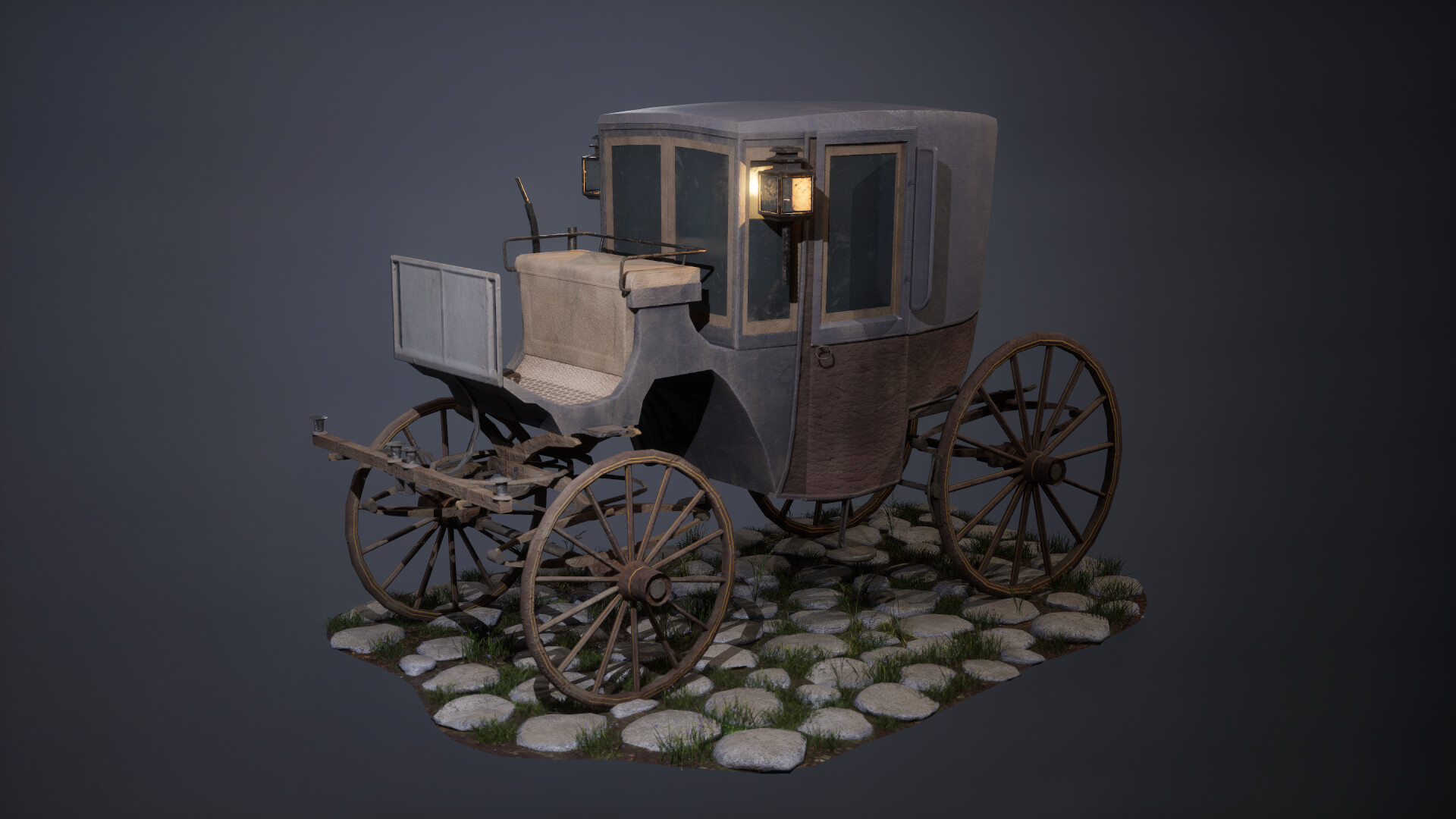 ArtStation - Double Brougham Carriage