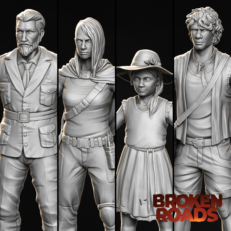 ArtStation - Character Compilation 01 - Broken Roads