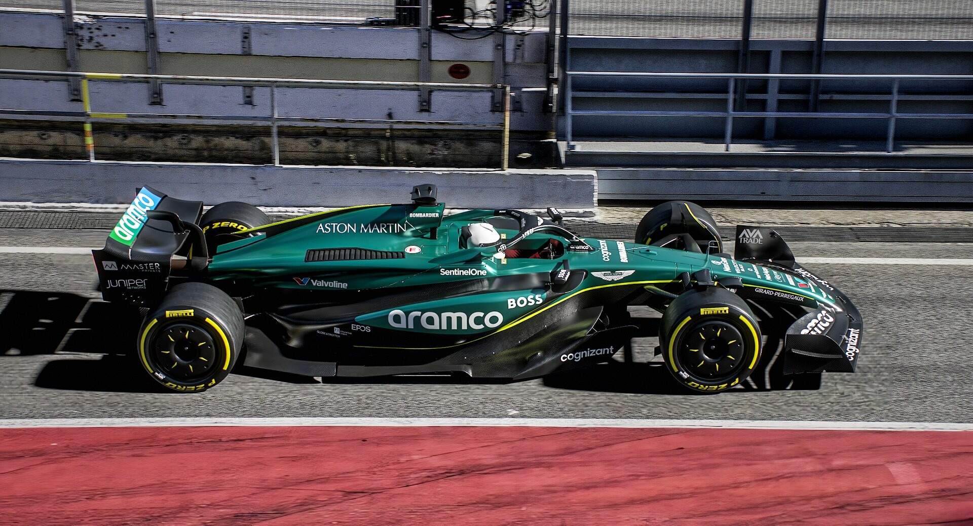 ArtStation - Aston Martin AMR24 F1 Team Season 2024 Race Car 3D model