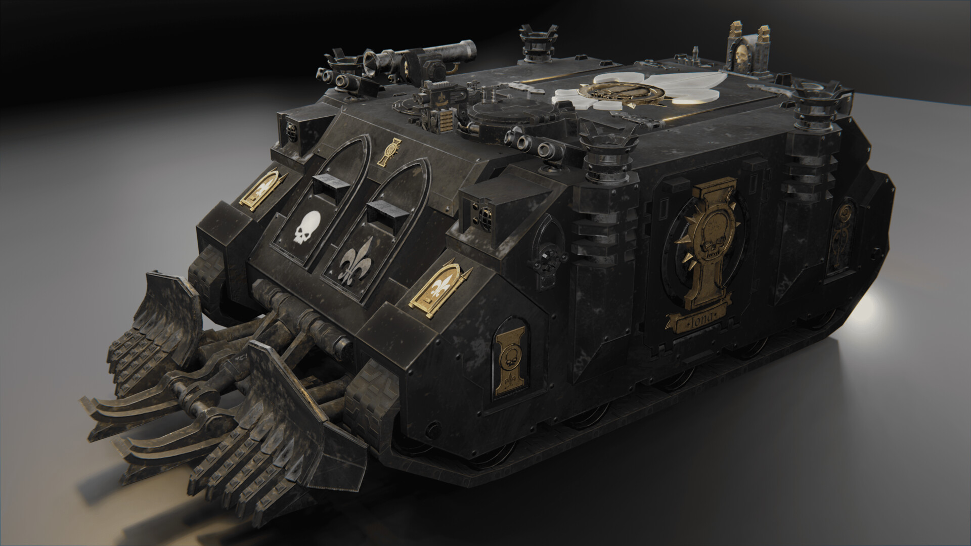 ArtStation - warhamme 40000, Sisters of Battle Rhino