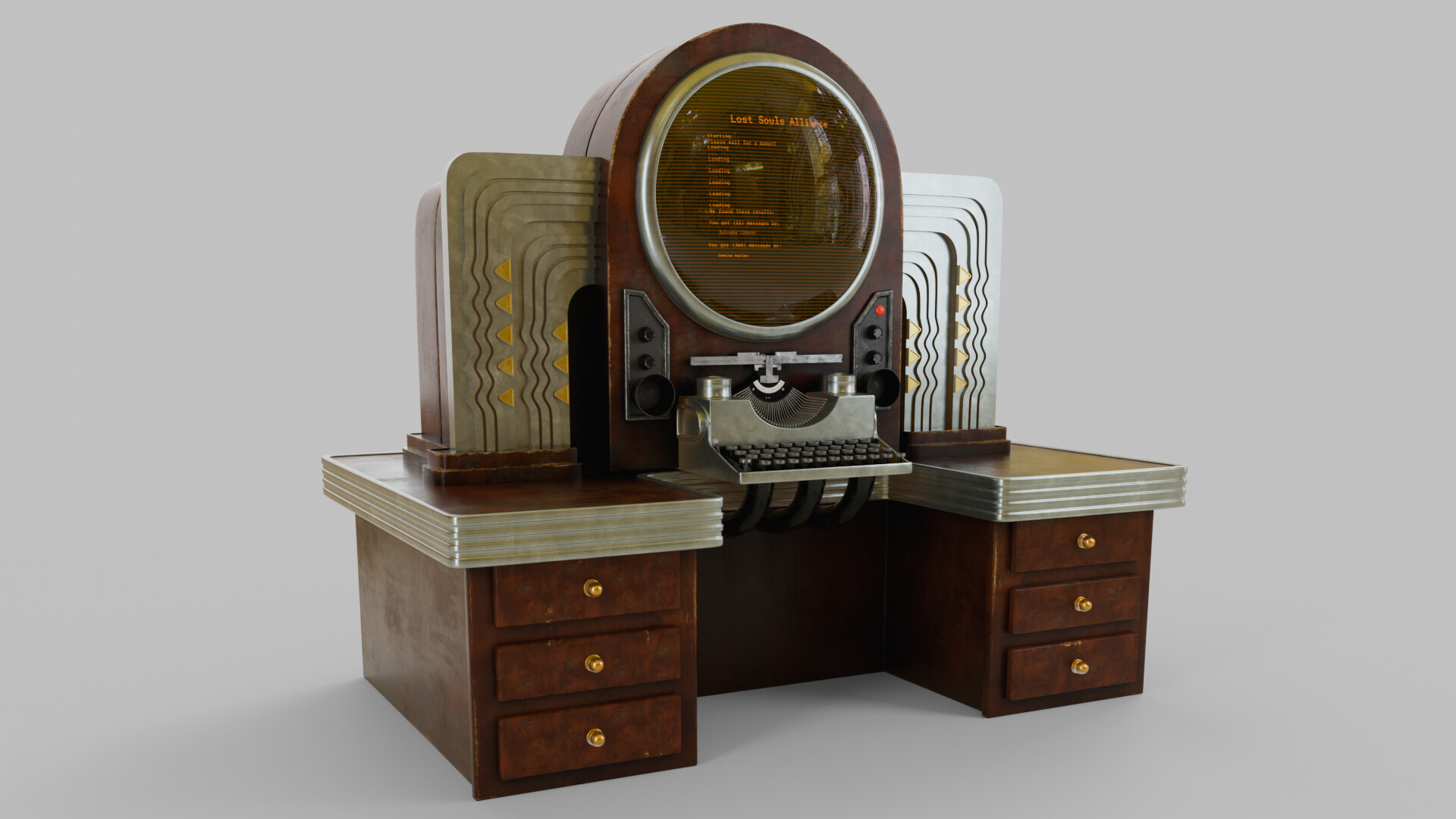 ArtStation - Manny Calavera´s computer | Grim fandango Fanart