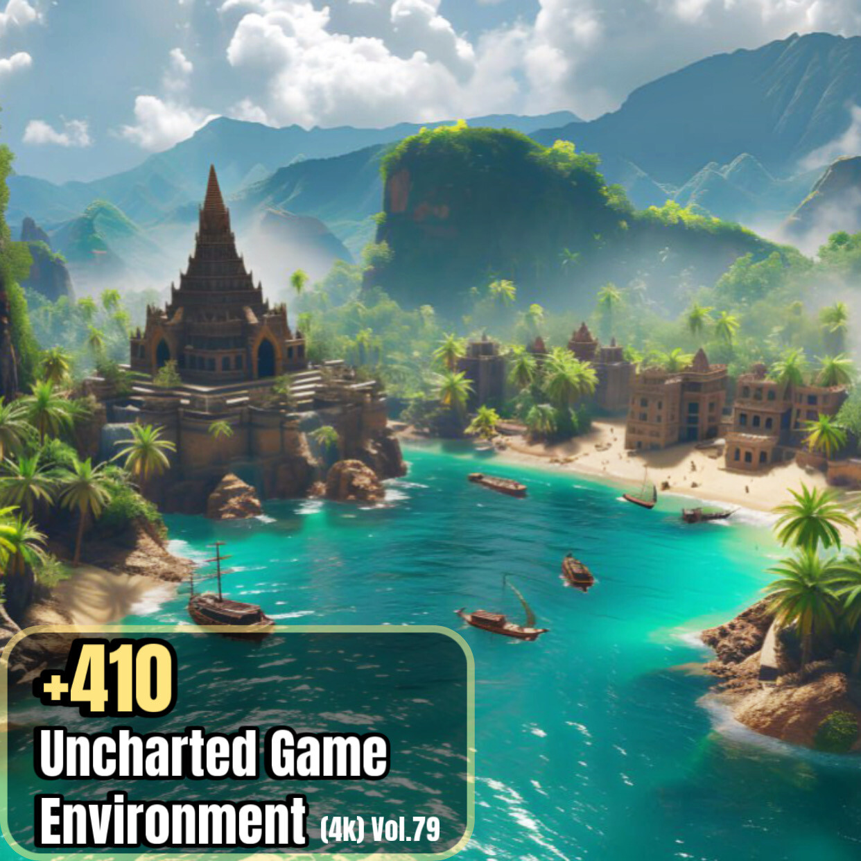 ArtStation - +410 Uncharted Game Environment Concept(4k)