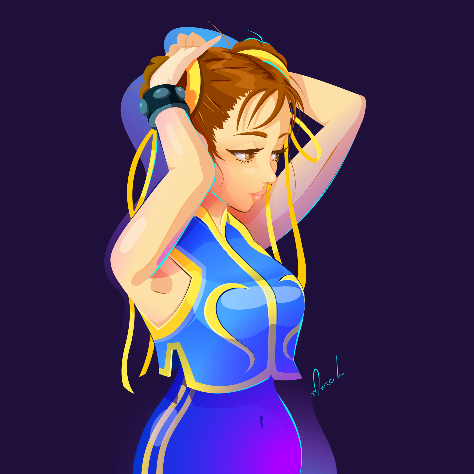 ArtStation - Chun-Li Fan art