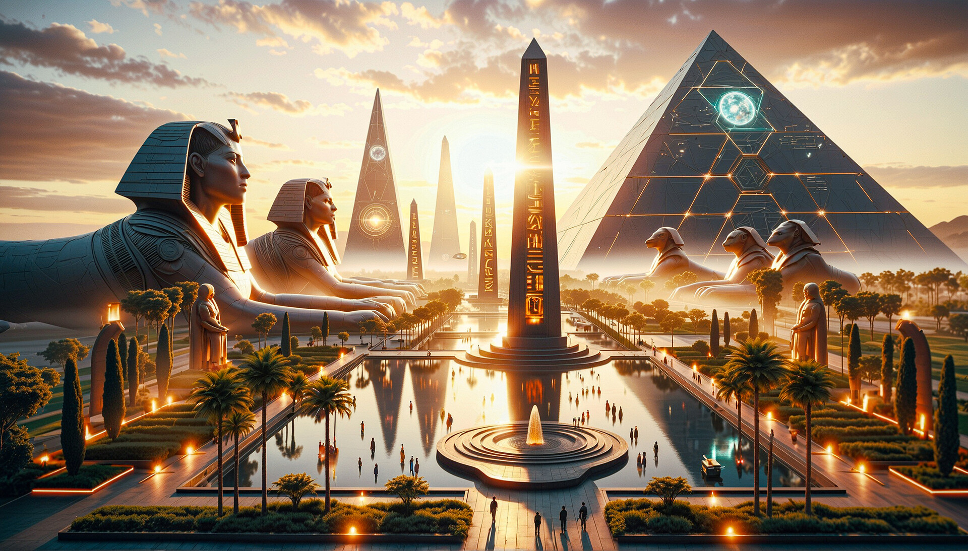 Yinghao Zhang - Futuristic Antiquity – Pharaoh's Legacies