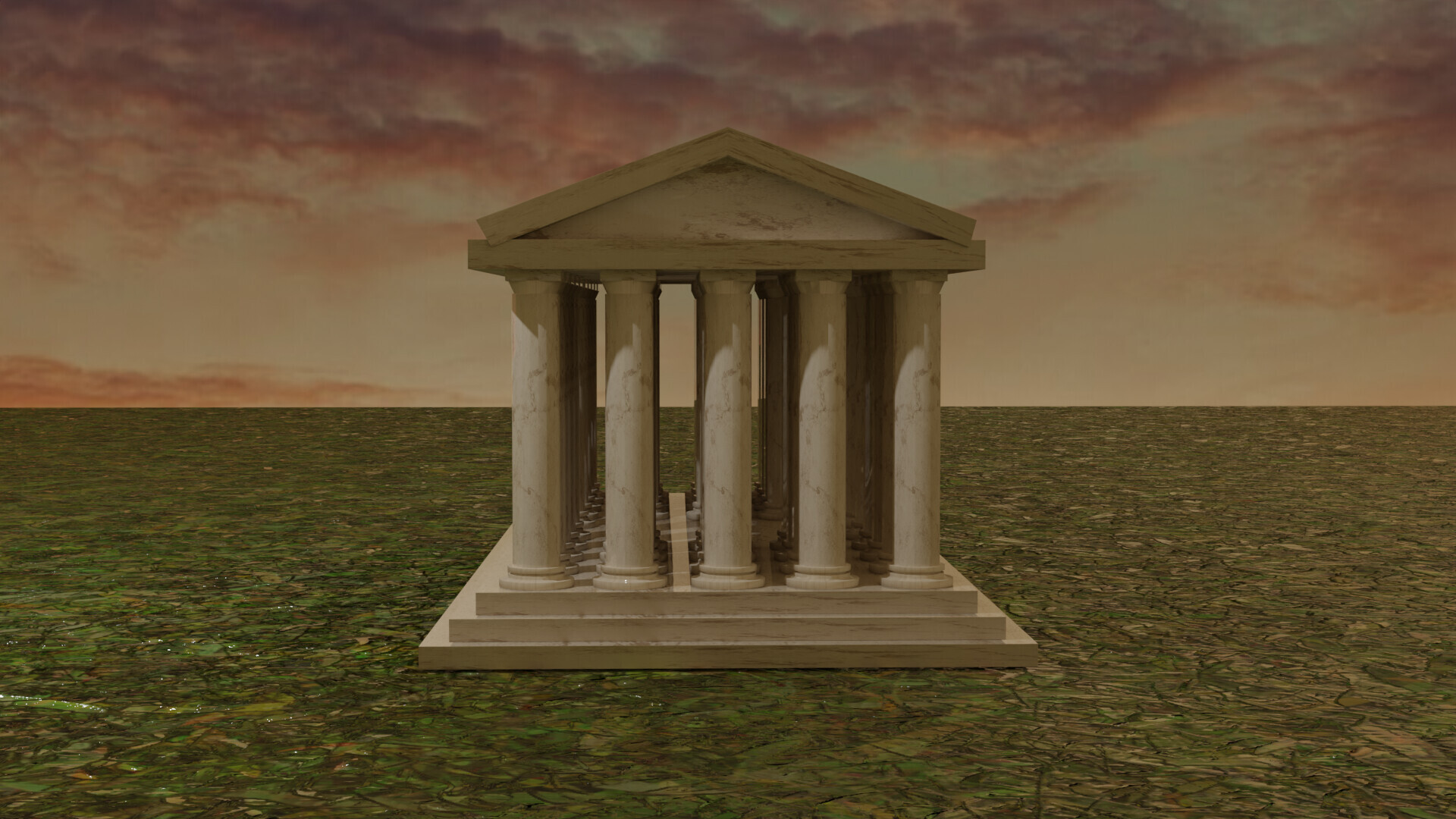ArtStation - Greek Temple