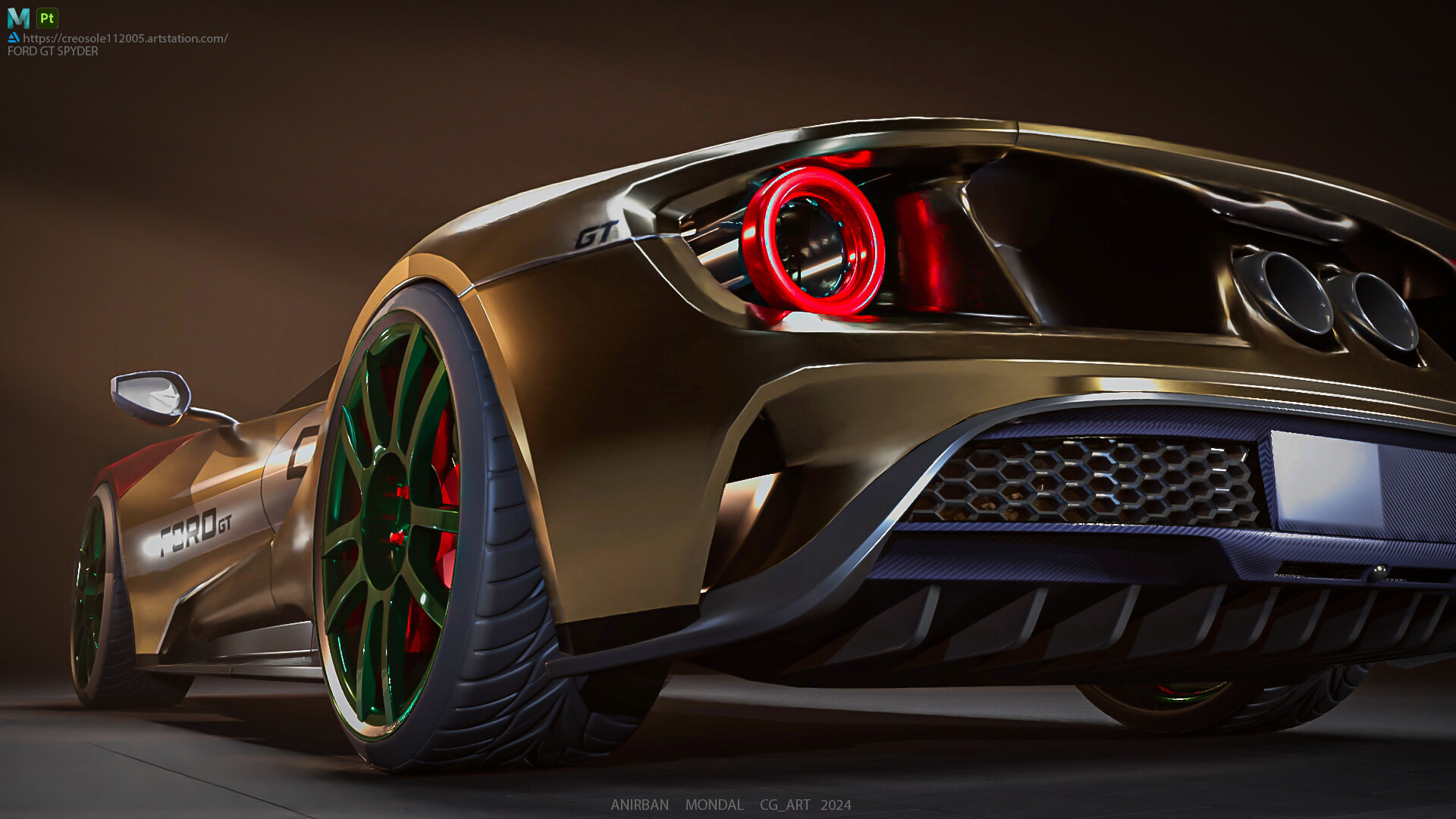 ArtStation - FORD GT MODEL