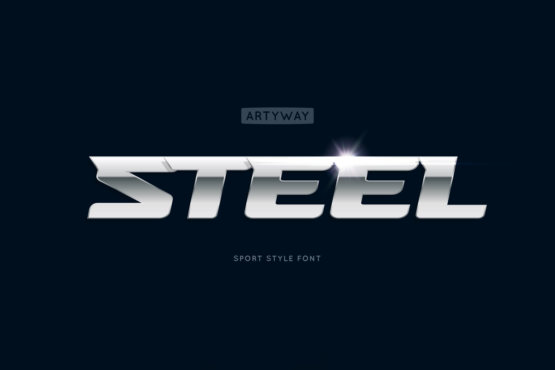 ArtStation - Headline Steel Font