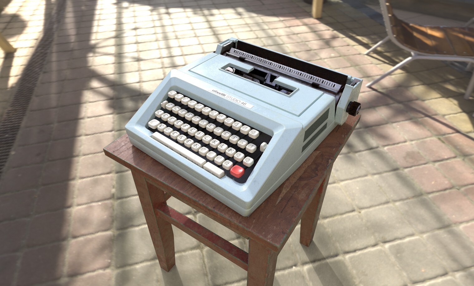 ArtStation - Olivetti Studio 46 Typewriter