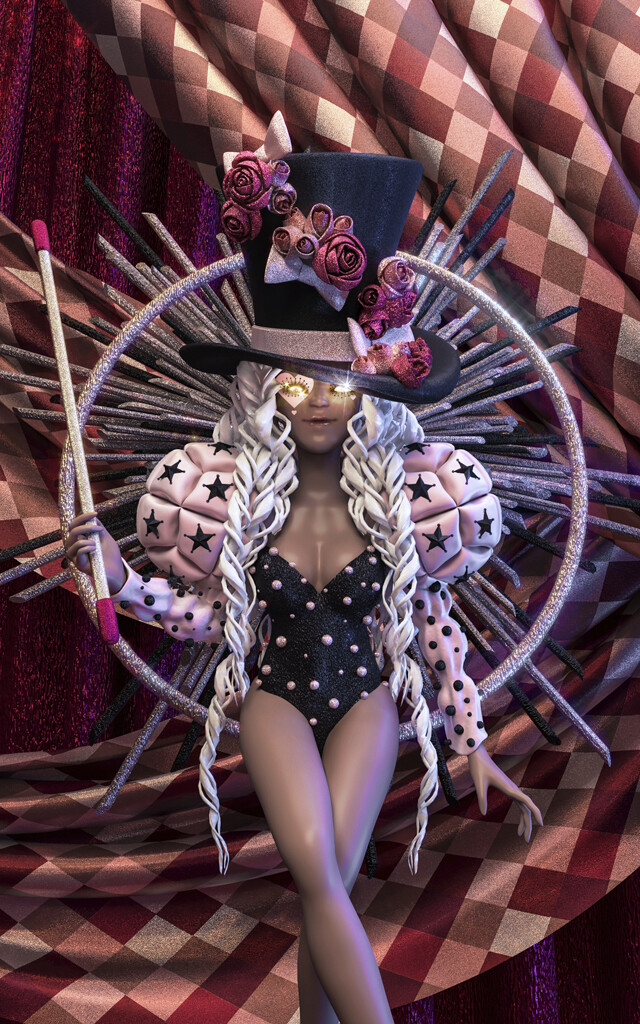 ArtStation - circus of night. Queen of wands.