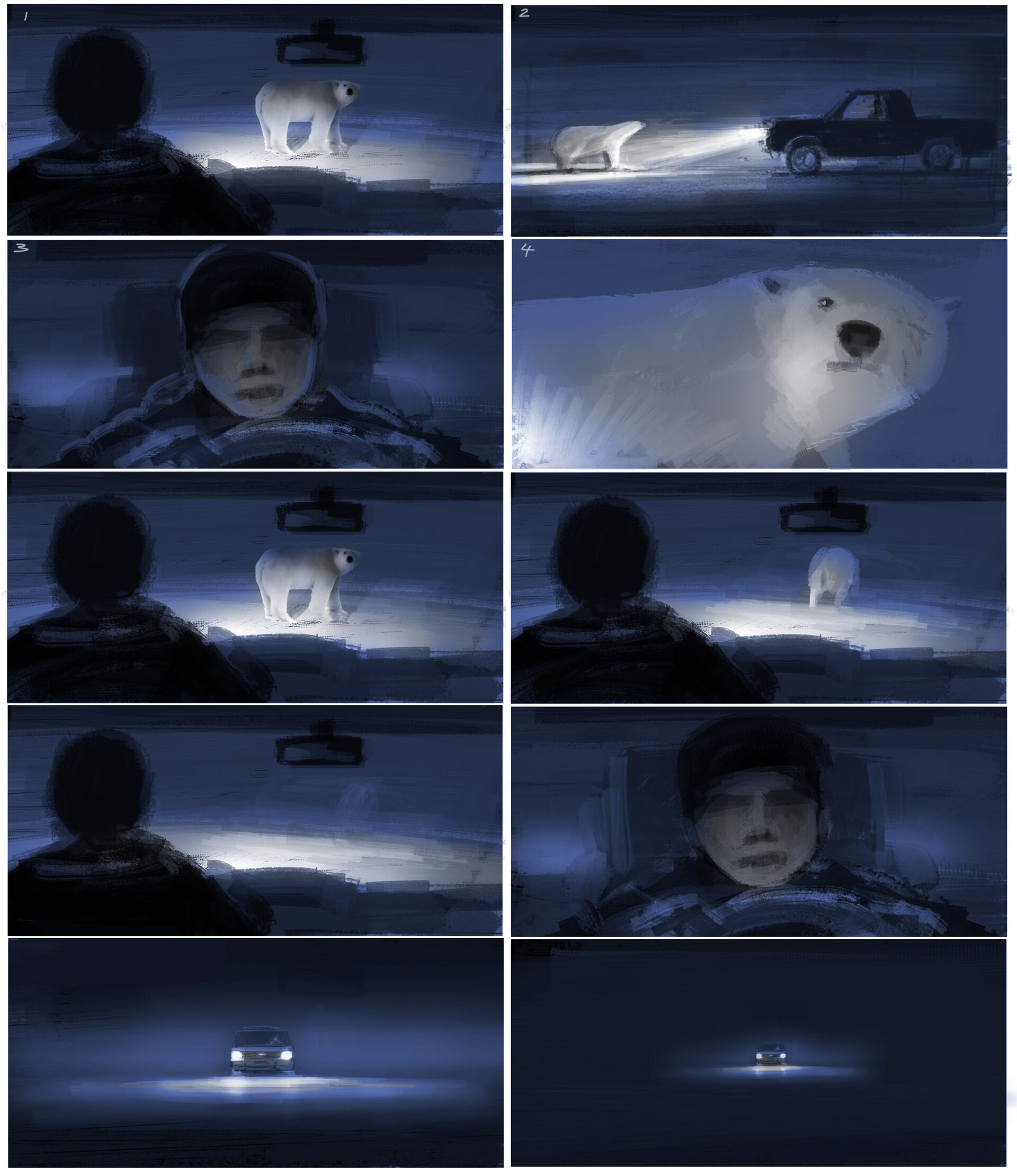 ArtStation - True Detective storyboards