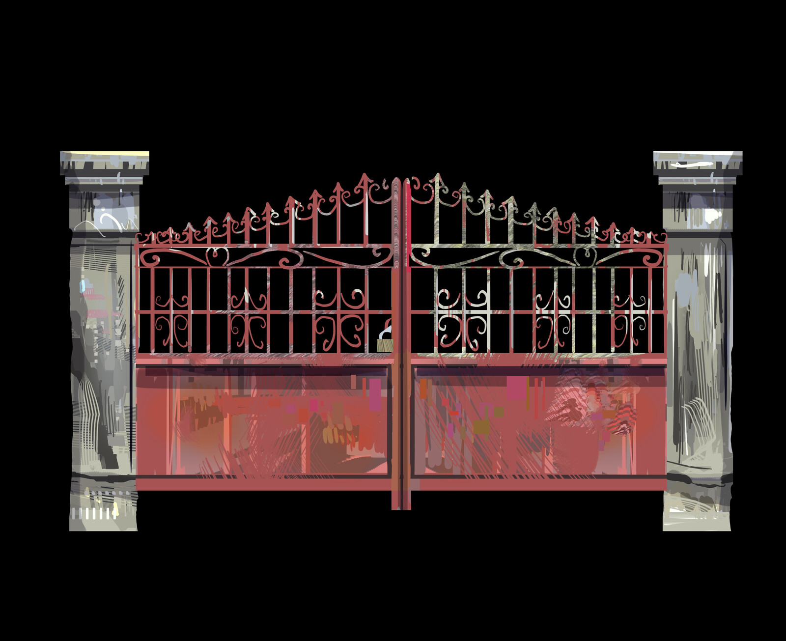 Gillian Galang - Gate sketch study