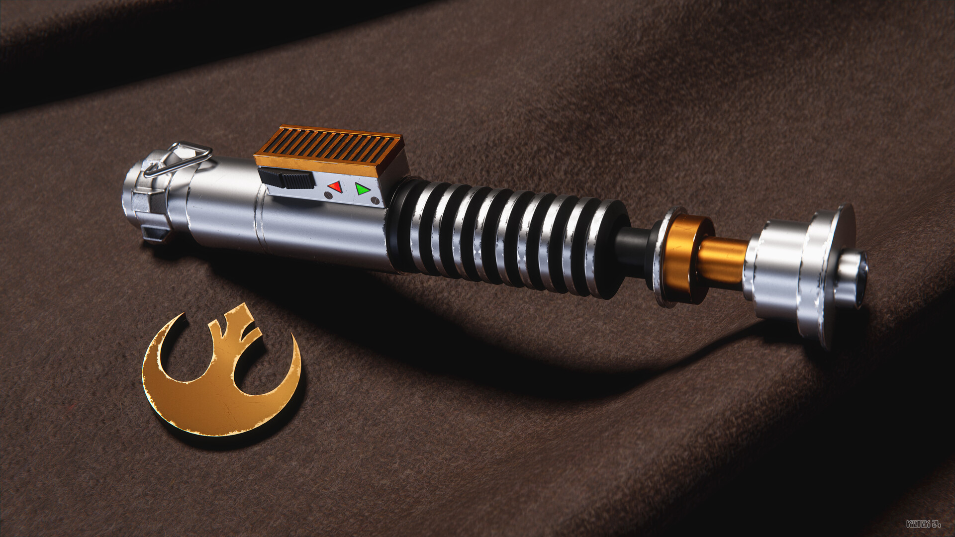 ArtStation - Luke's ROTJ Lightsaber