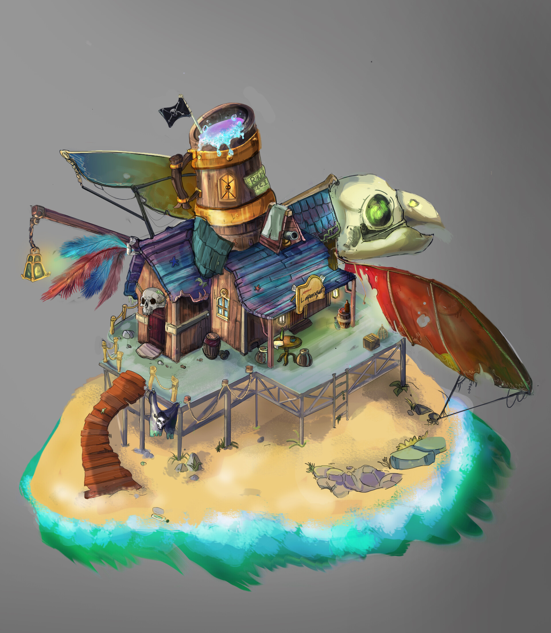 ArtStation - L'apéroquet - PirateTavern